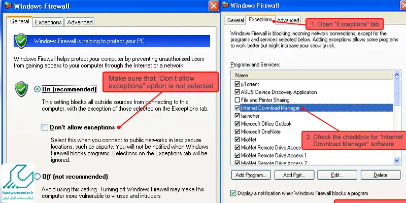 آموزش تصویری فعال سازی فایروال ویندوز | نحوه فعال کردن فایروال ویندوز